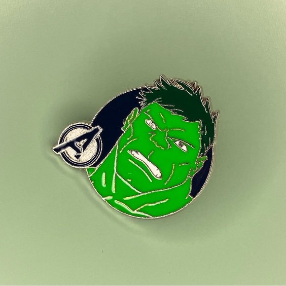 Marvel | Jewelry | Marvel Avengers Green Hulk Disney Enamel Pin | Poshmark